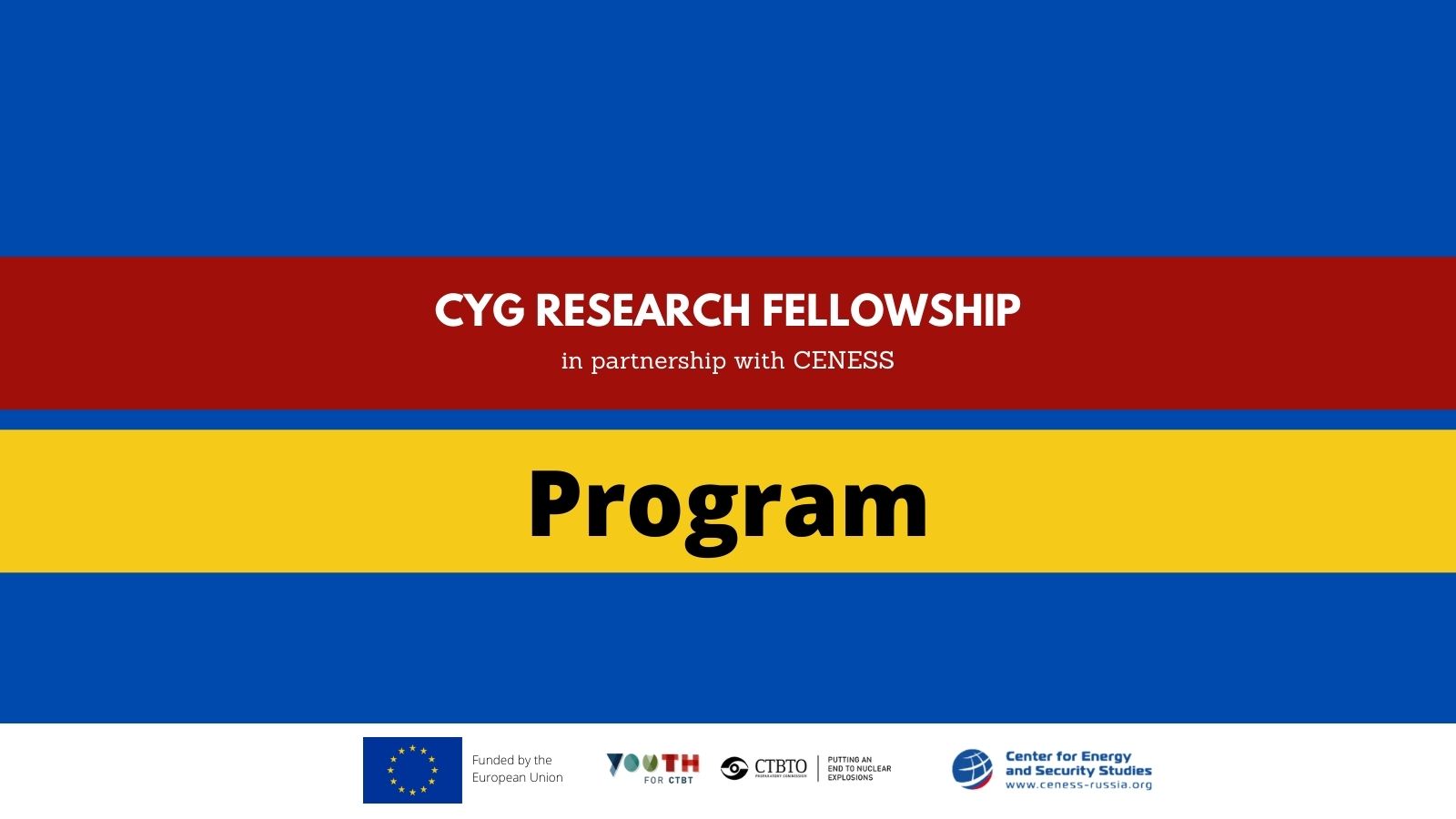 CTBTO-CENESS Research Fellowship 2021
