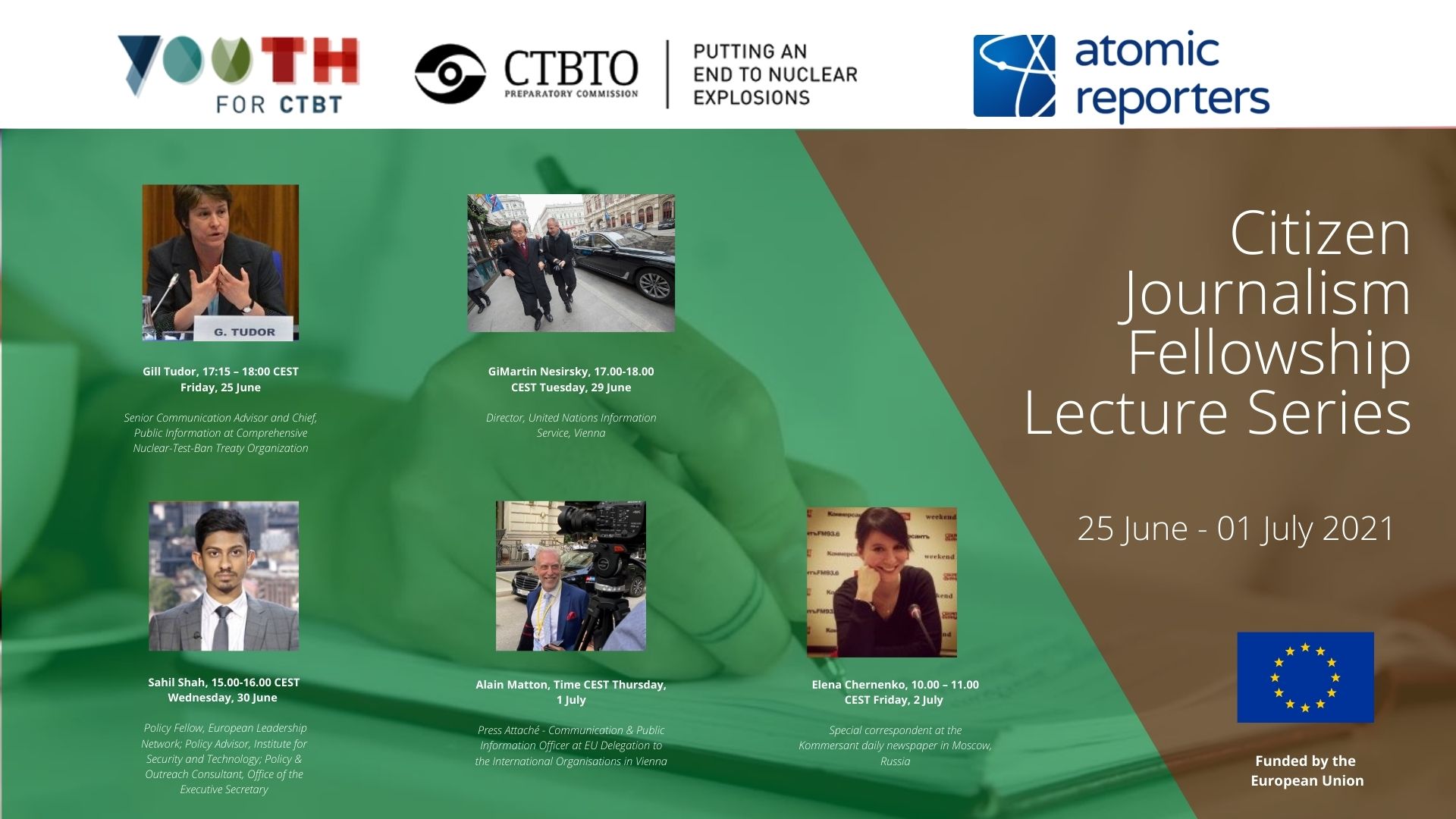 Citizen Journalism Academy | CTBTO Youth Group